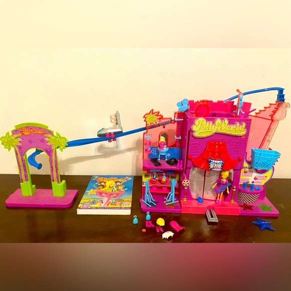 Mattel | Toys | Polly Pocket 206 Pollyworld Rockin Theme Park Set ...